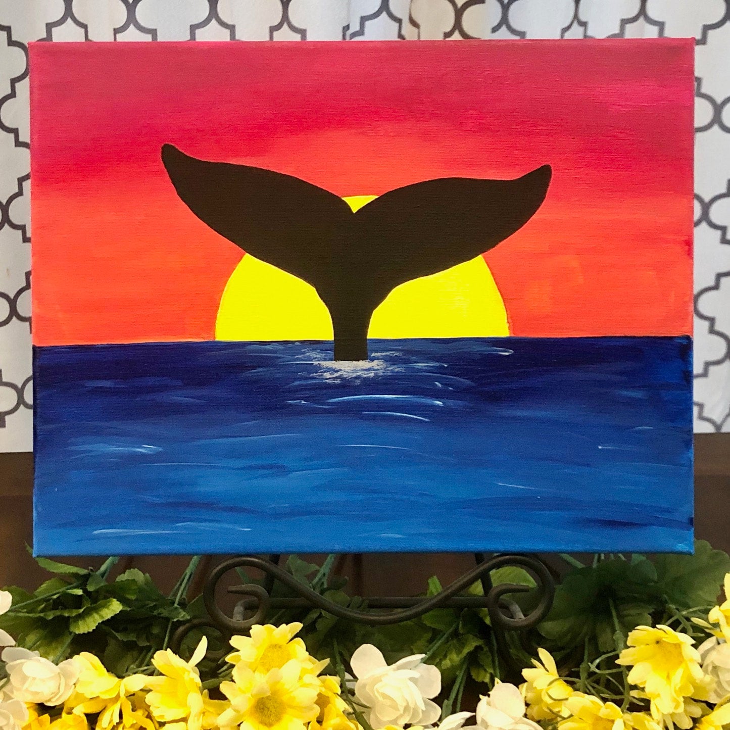 Easy Sunset Paintings For Kids